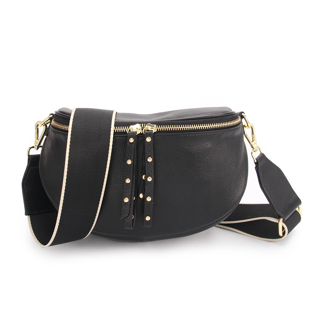 Obsessed Bag - Black with Gold Hardware – Watermelon Red