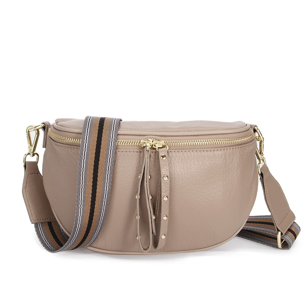 Obsessed Bag - Stone – Watermelon Red