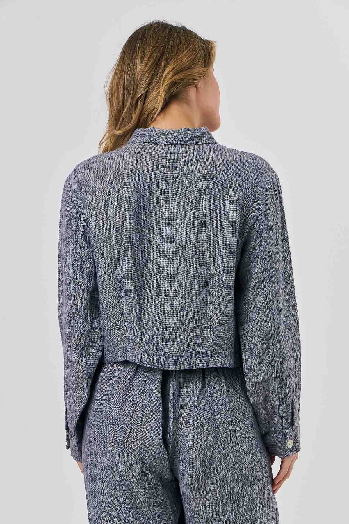 Linen Jacket - Nightfall – Watermelon Red