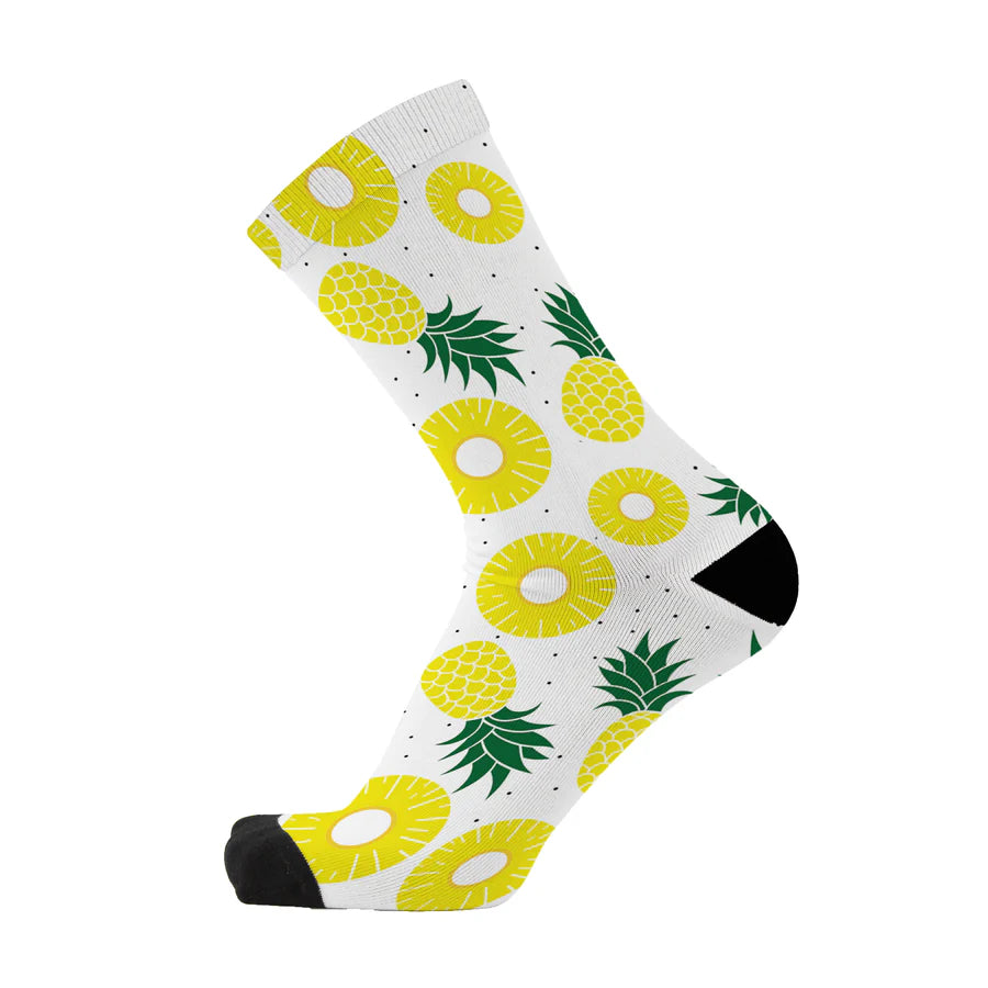 Pineapple Punch - Bamboo Socks – Watermelon Red